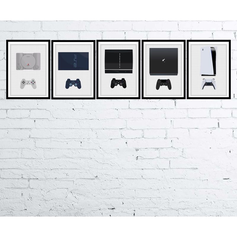 Posters - Playstation Gamer / Set van 5