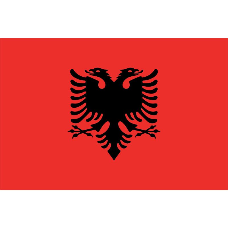 Albanië vlag - sticker