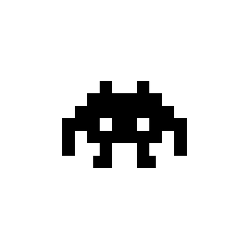Sticker - Space Invader Design