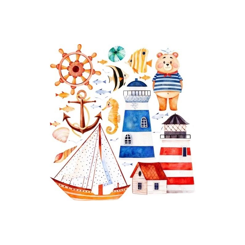 Muursticker - Zee thema